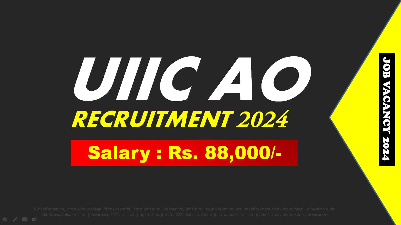 UIIC AO Recruitment 2024 - Latest Job Vacancy: Your Guide to the Newest ...