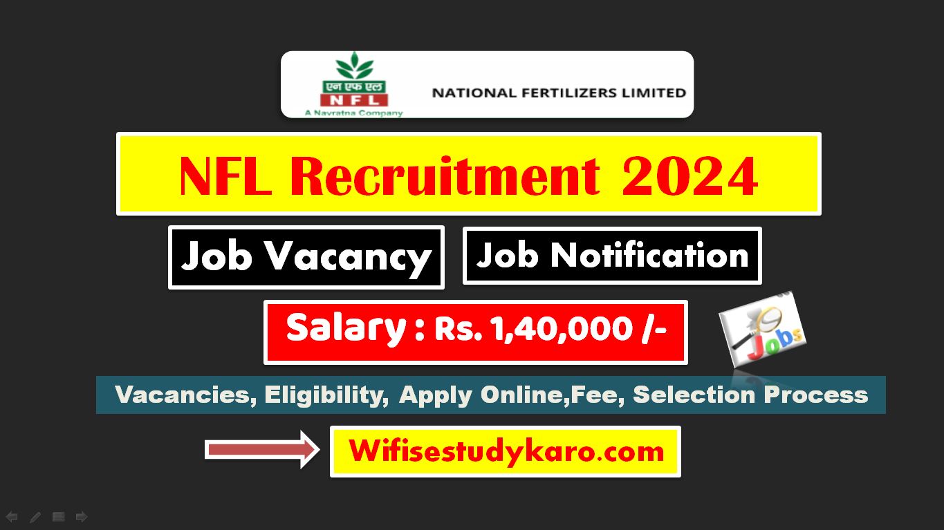NFL Recruitment 2024 Notification PDF - Latest Job Vacancy: Your Guide ...